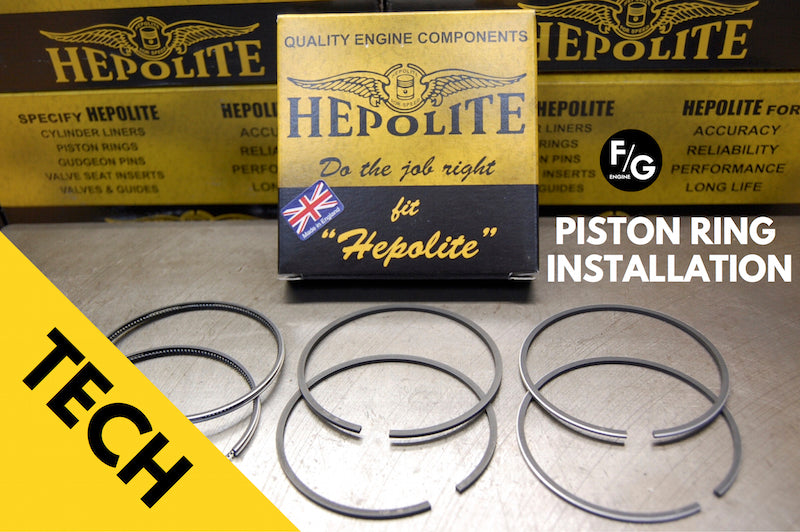 Hepolite piston ring installation notes – Franz and Grubb Engine