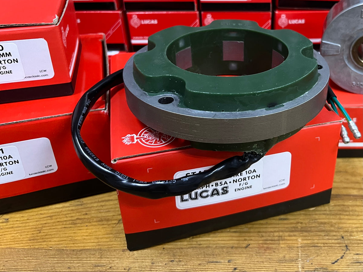 Lucas 10A 2 wire stator RM21 47205 Triumph BSA Norton – Franz and Grubb ...