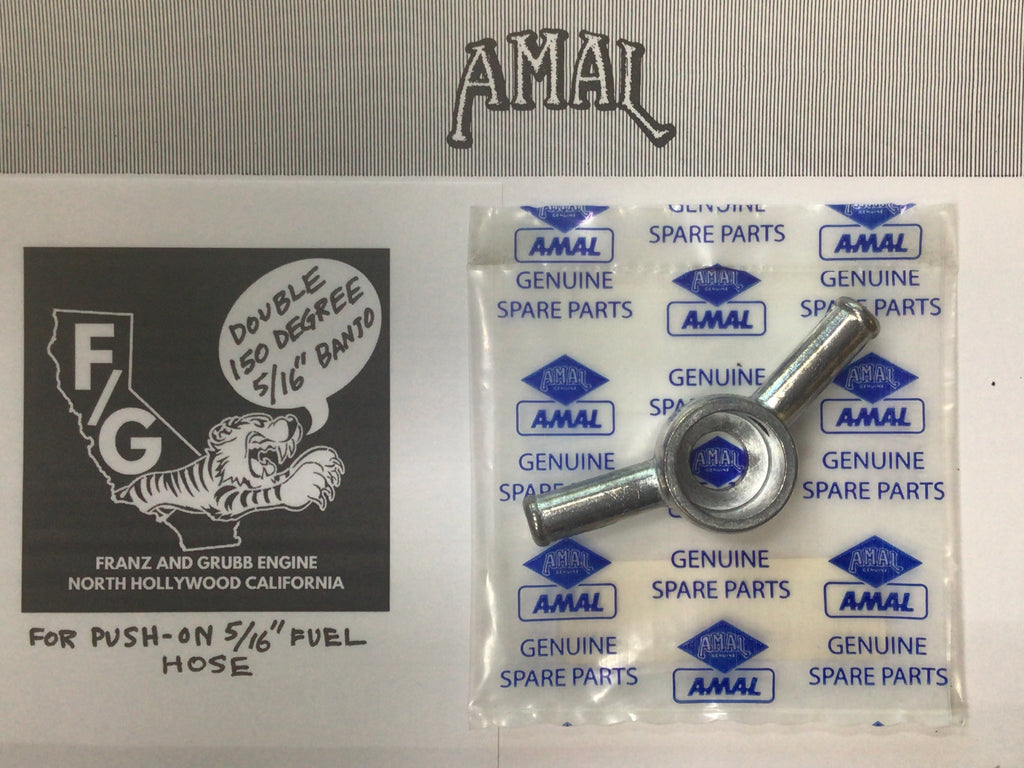 Amal 5/16" fuel banjos – Franz and Grubb Engine