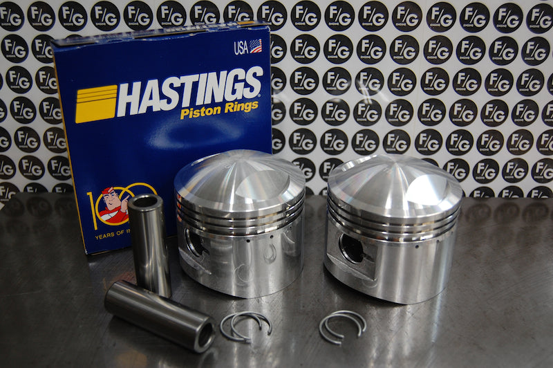 Triumph 750 twin cast piston kit – Franz and Grubb Engine