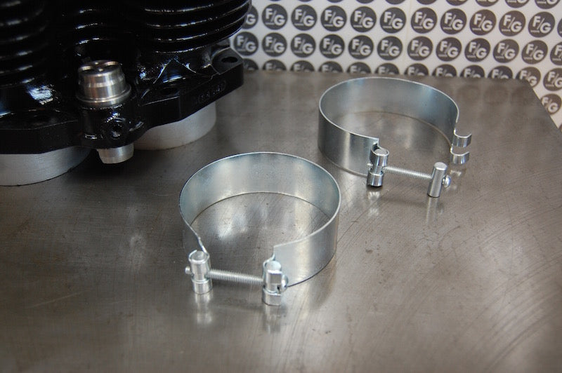 Piston ring compressors for British Twins – Franz and Grubb Engine