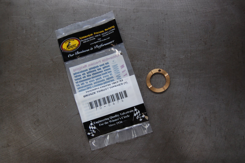 Triumph Kibblewhite gearbox thrust washer – Franz and Grubb Engine